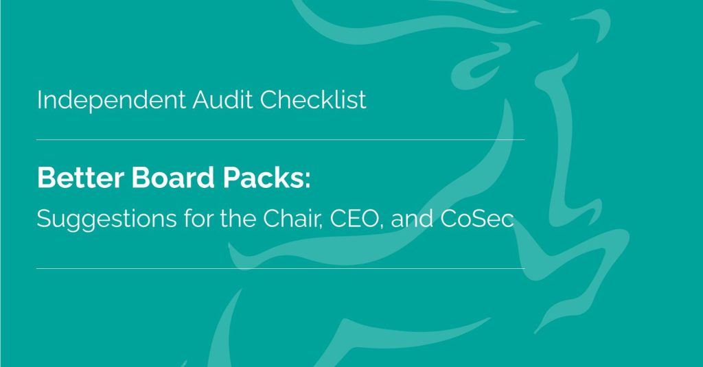 Insights | Board Effectiveness Model | Independent Audit